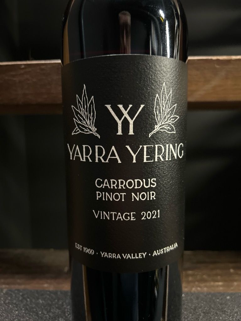 2022 Yarra Yering Pinot Noir Carrodus, Australia, Victoria, Port ...