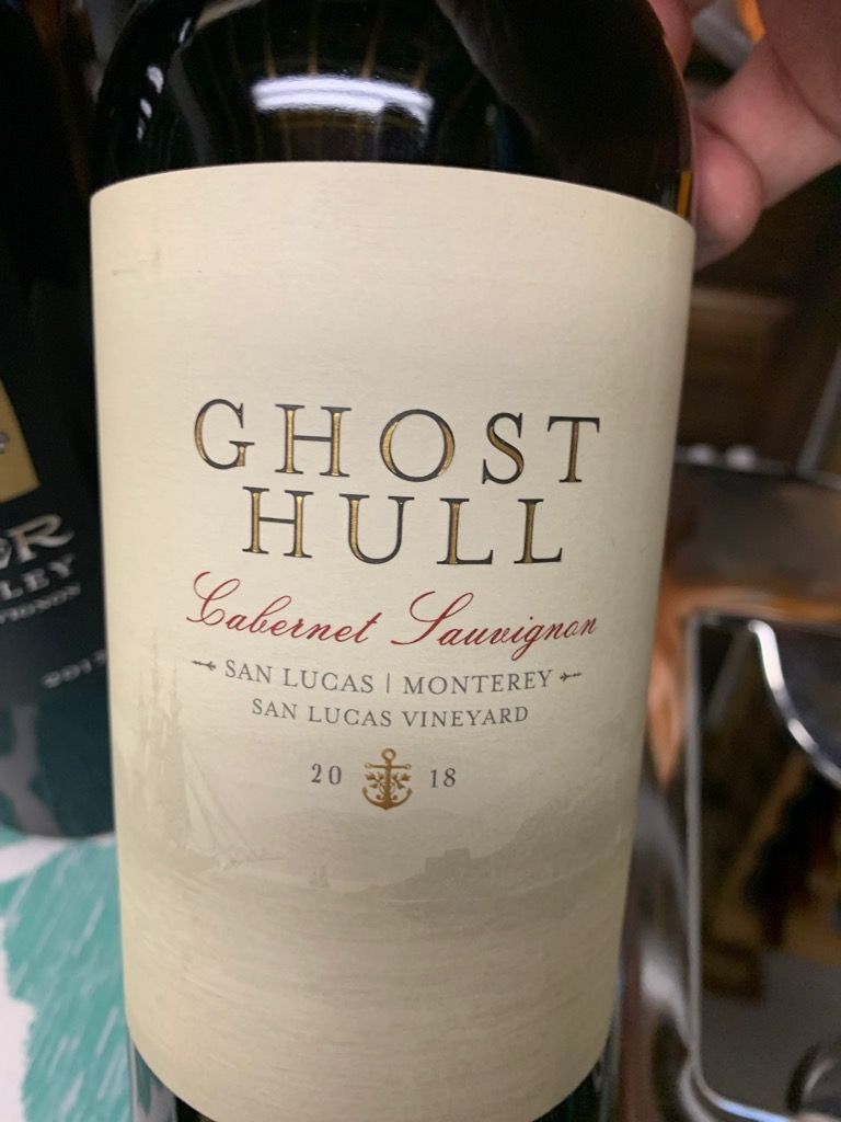 NV Ghost Hull Cabernet Sauvignon San Lucas Vineyard, USA, California ...
