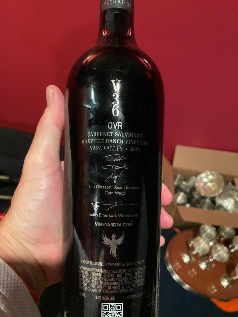 2023 Vineyard 36 Cabernet Sauvignon OVR Oakville Ranch Vineyard, USA ...