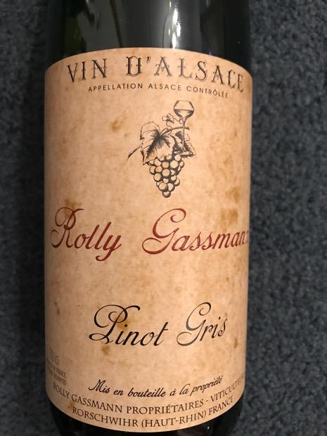 2012 Rolly Gassmann Pinot Gris, France, Alsace - CellarTracker