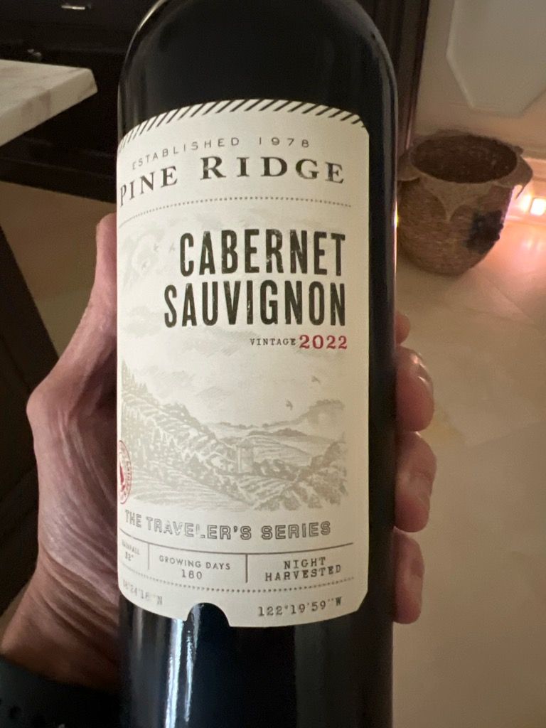 2022 Pine Ridge Vineyards Cabernet Sauvignon The Traveler's Series, USA ...
