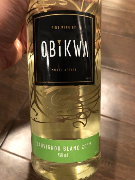2017 Obikwa Sauvignon Blanc, South Africa, Coastal Region, Stellenbosch ...