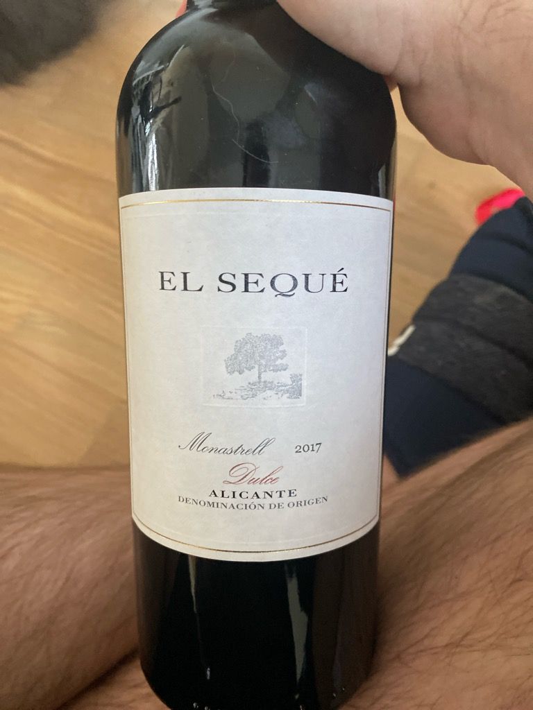 2017 El Sequé Alicante Dulce, Spain, Valencia, Alicante - CellarTracker