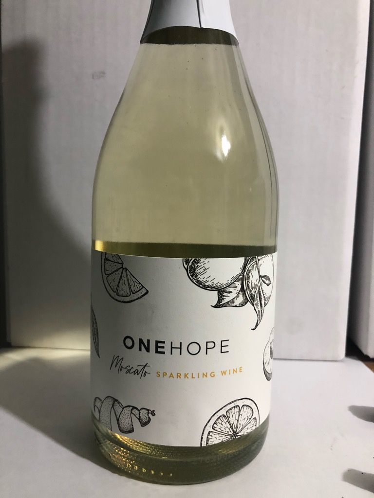 2021 One Hope Moscato Sparkling Wine, USA, California, Napa Valley ...
