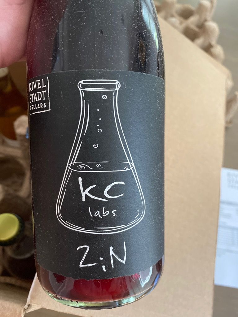 2019 KivelStadt Cellars Zinfandel KC Labs Venturi, USA, California ...