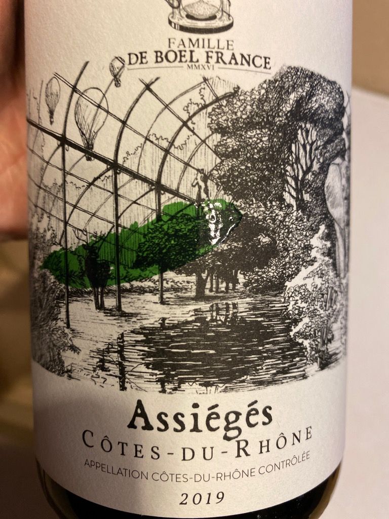 2020 Famille De Boel France Côtes du Rhône Villages Massif d'Uchaux ...