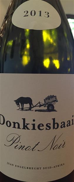 2014 Jean Engelbrecht Pinot Noir Donkiesbaai, South Africa, Western ...