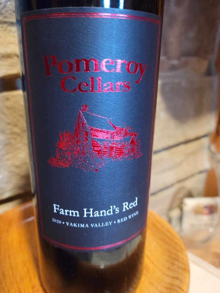 2020 Pomeroy Cellars Farm Hand's Red, USA, Washington, Columbia Valley ...
