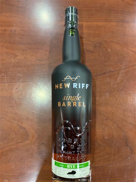 2015 New Riff Distilling Single Barrel #15-6606 Kentucky Straight Rye ...