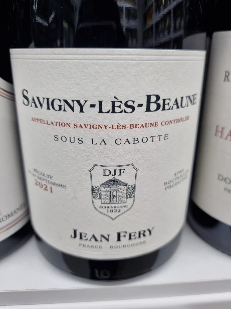 2022 Domaine Jean Féry & fils Savigny-lès-Beaune Sous La Cabotte ...