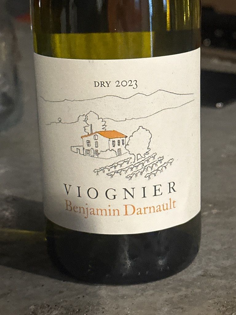 2023 Benjamin Darnault Viognier Dry, France, Languedoc Roussillon ...
