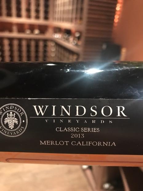 2011 Windsor Vineyards Merlot Classic Series Mendocino County, USA ...