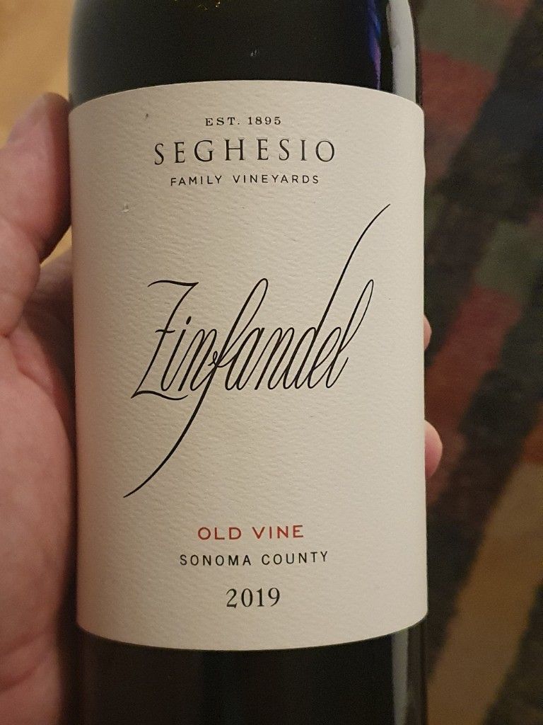 2019 Seghesio Family Vineyards Old Vine Zinfandel, USA, California ...