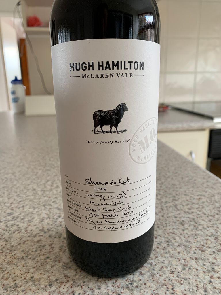 2021 Hugh Hamilton Shiraz Members Only Shearer's Cut Black Sheep Block ...