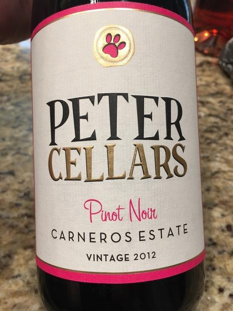 2012 Peter Cellars Pinot Noir, USA, California, Sonoma County, Sonoma ...