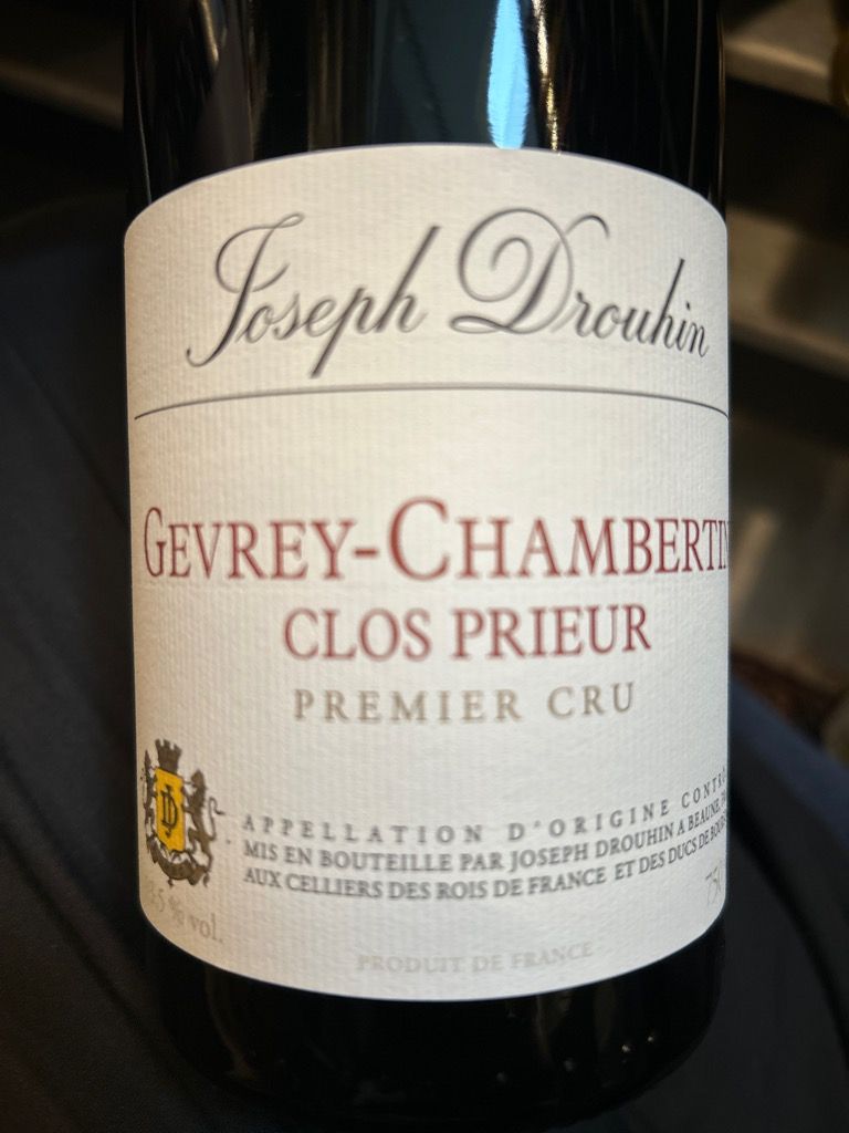 2020 Joseph Drouhin Gevrey-Chambertin 1er Cru Clos Prieur, France ...
