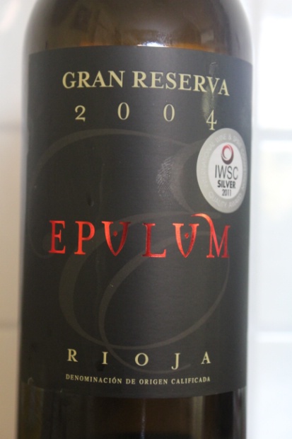 2004 Bodegas La Catedral Rioja Epulum Gran Reserva, Spain, La Rioja ...