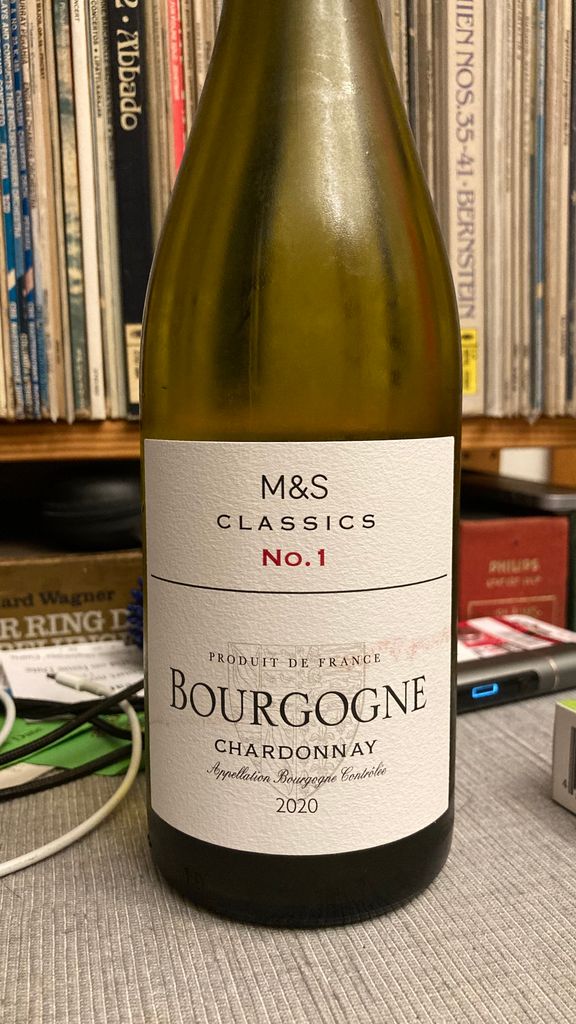 2020 Marks & Spencer Chardonnay Bourgogne Classics No. 1, France ...
