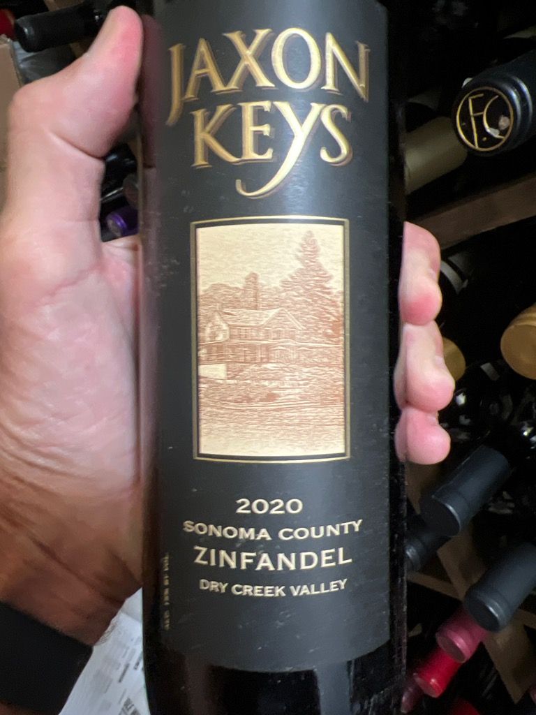 2020 Jaxon Keys Zinfandel, USA, California, Sonoma County, Dry Creek ...