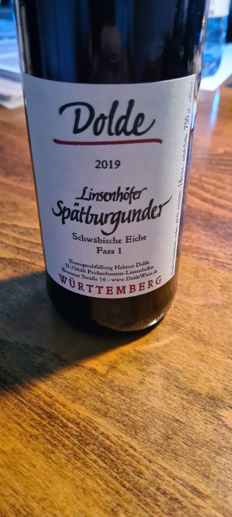 2020 Weingut Dolde Spätburgunder Faß 1, Germany, Württemberg ...