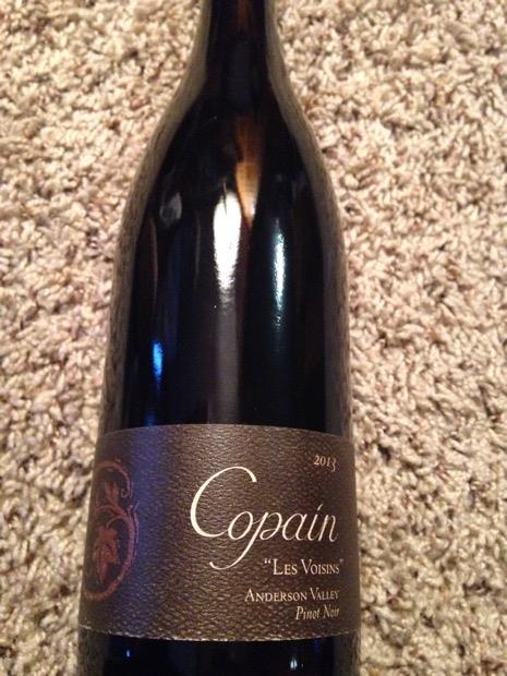 2013 Copain Pinot Noir Les Voisins, USA, California, North Coast ...