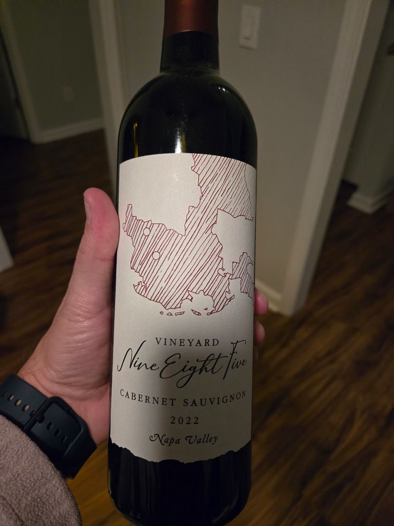 2022 Twojay Wines Cabernet Sauvignon Vineyard Nine Eight Five, USA ...