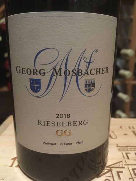 2018 Georg Mosbacher Deidesheimer Kieselberg Riesling Großes Gewächs ...