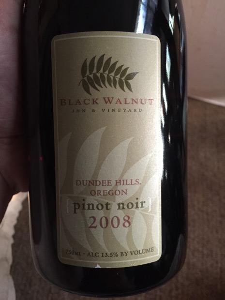 2008 Black Walnut Inn and Vineyard Pinot Noir, USA, Oregon, Willamette ...