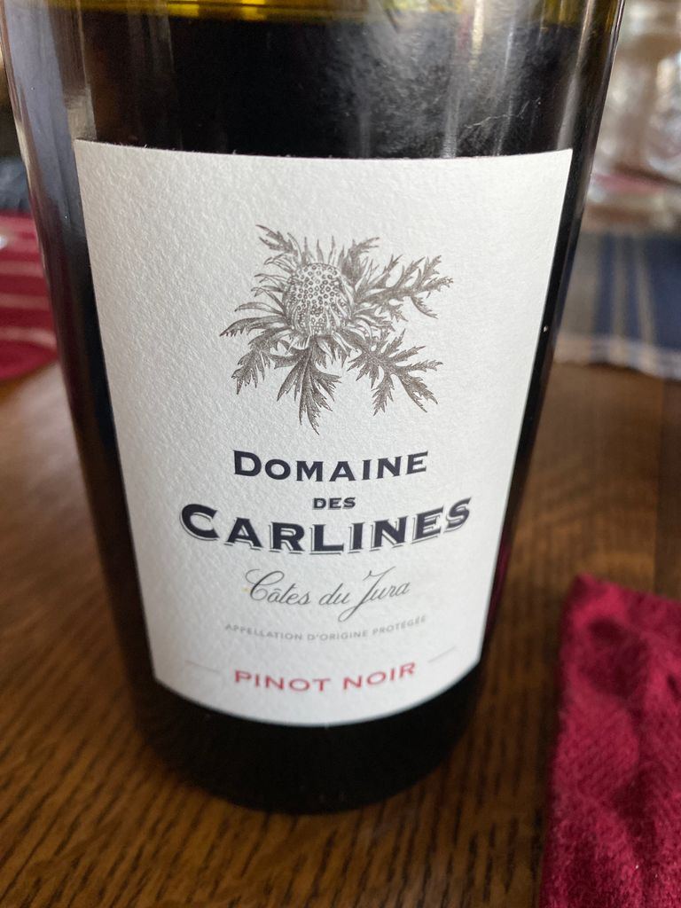 2020 Domaine des Carlines Pinot Noir Côtes du Jura, France, Jura, Côtes ...
