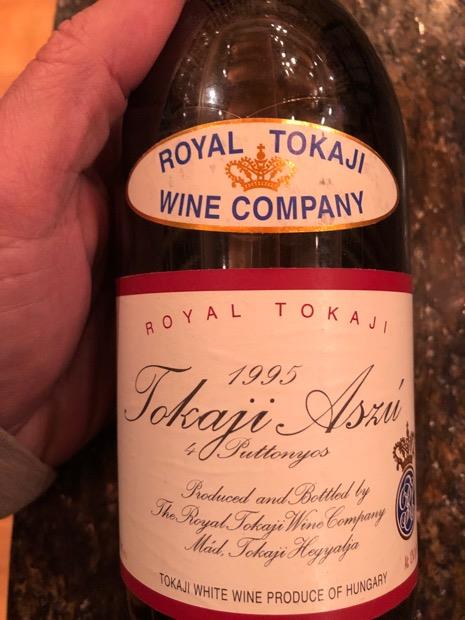 1996 Royal Tokaji Wine Co. Tokaji Aszú 5 Puttonyos Betsek, Hungary ...