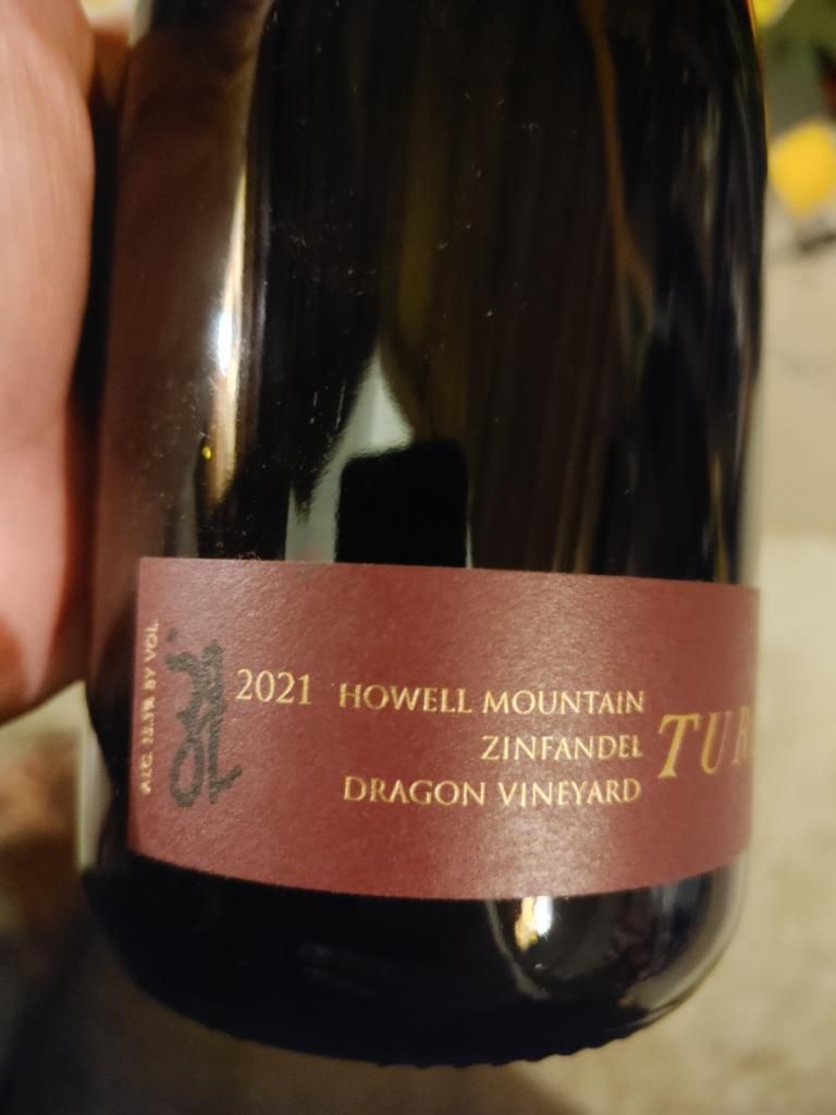 2021 Turley Zinfandel Dragon Vineyard, USA, California, Napa Valley ...