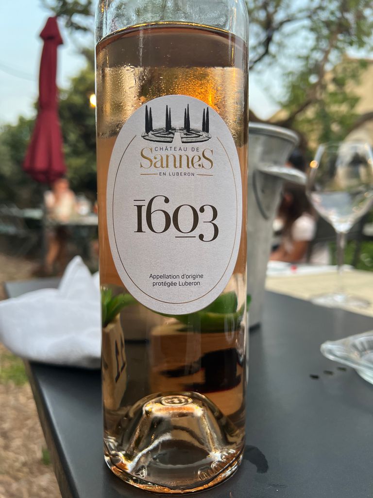 2023 Château de Sannes Luberon 1603 Rosé, France, Rhône, Southern Rhône ...