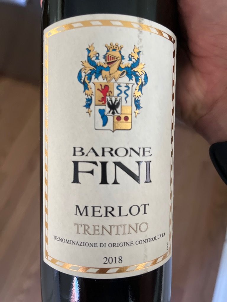 2022 Barone Fini Merlot, Italy, Trentino-Alto Adige, Trentino ...