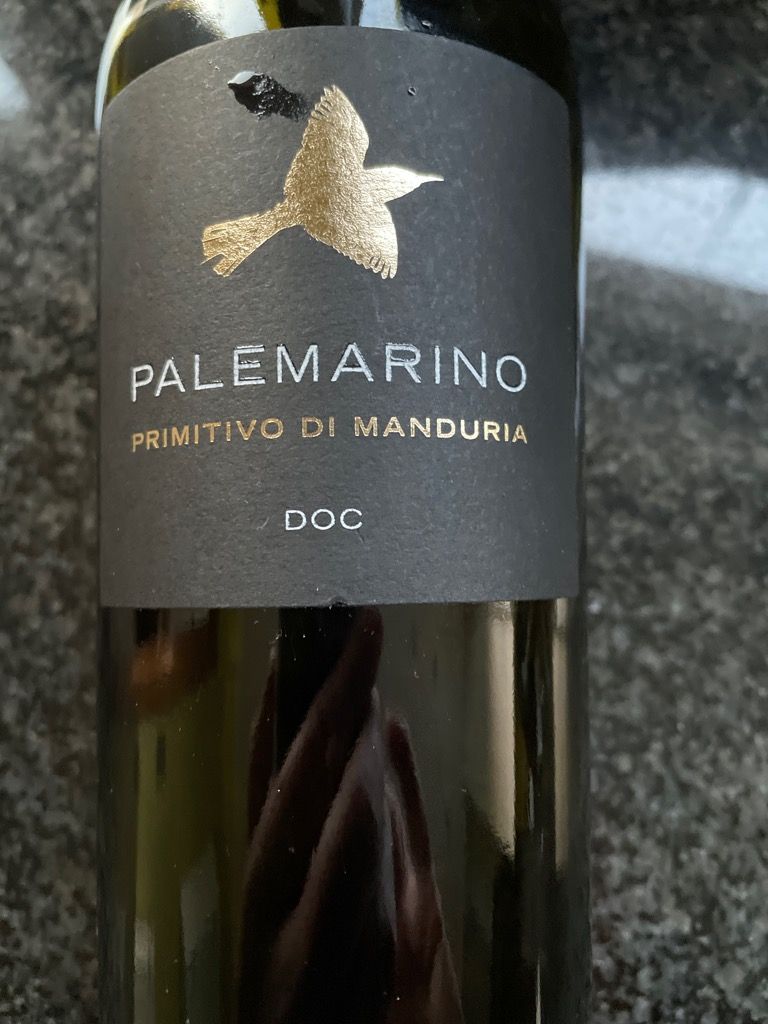 2021 Palemarino Primitivo di Manduria, Italy, Puglia, Primitivo di ...