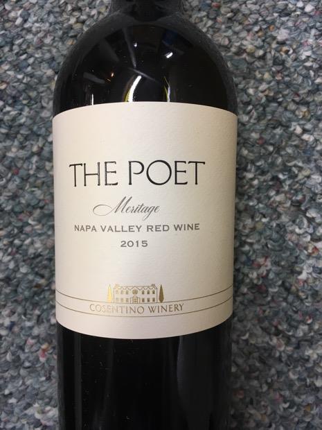 2016 Cosentino Winery The Poet, USA, California, Napa Valley ...