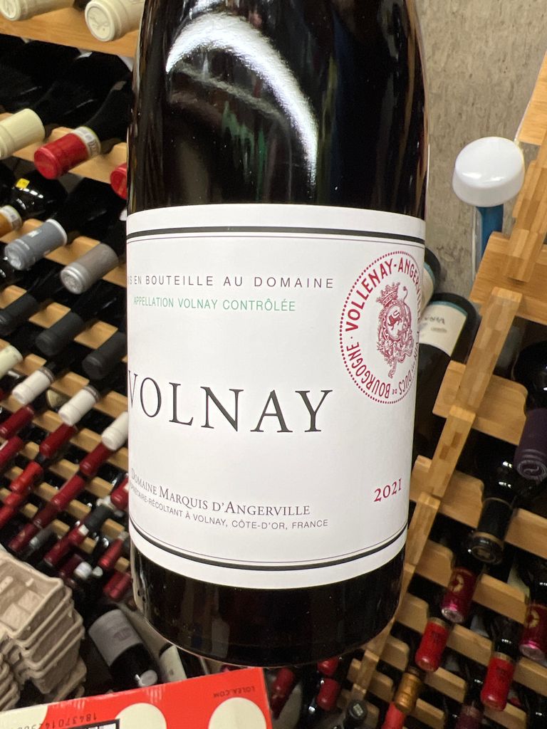 2021 Domaine Marquis d'Angerville Volnay, France, Burgundy, Côte de ...