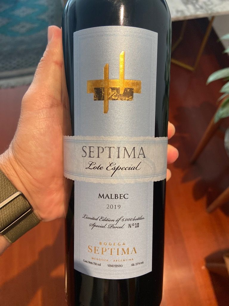 2020 Bodega Septima Malbec Lote Especial, Argentina, Mendoza ...
