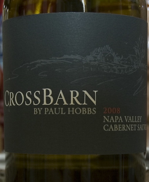 2008 CrossBarn (Paul Hobbs) Cabernet Sauvignon Napa Valley, USA ...