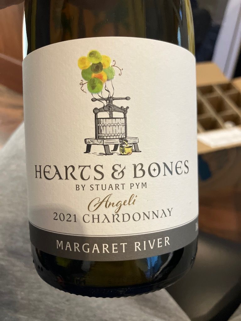 2022 Hearts and Bones Chardonnay Angeli, Australia, Western Australia, South West Australia ...