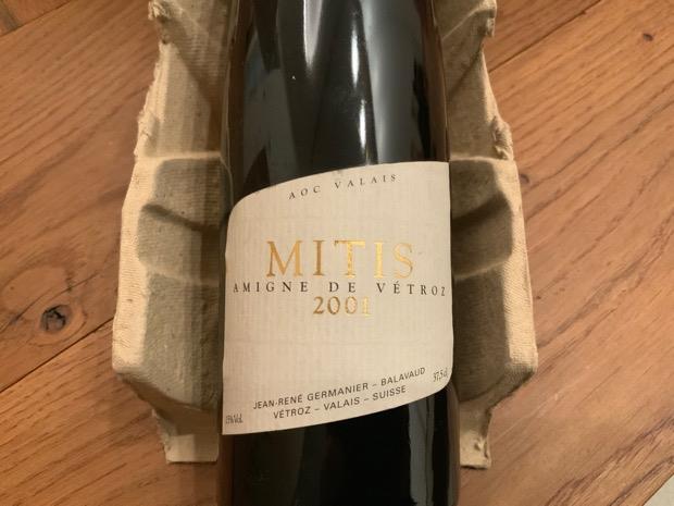 2001 Jean-René Germanier Amigne Mitis Vétroz, Switzerland, Valais ...