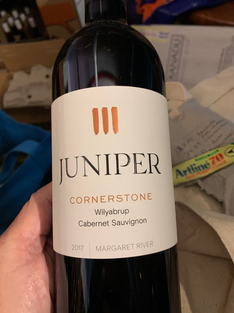 2018 Juniper Estate Cabernet Sauvignon Cornerstone Wilyabrup, Australia ...