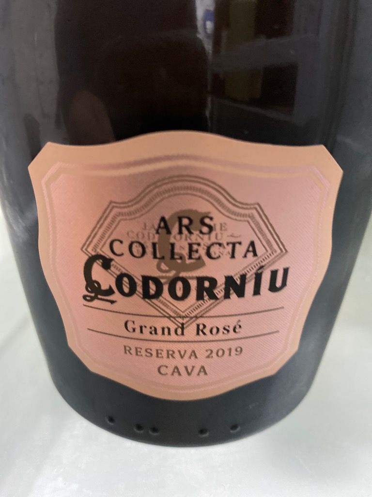 2019 Codorníu Cava Brut Reserva Grand Rosé Ars Collecta, Spain, Cava ...
