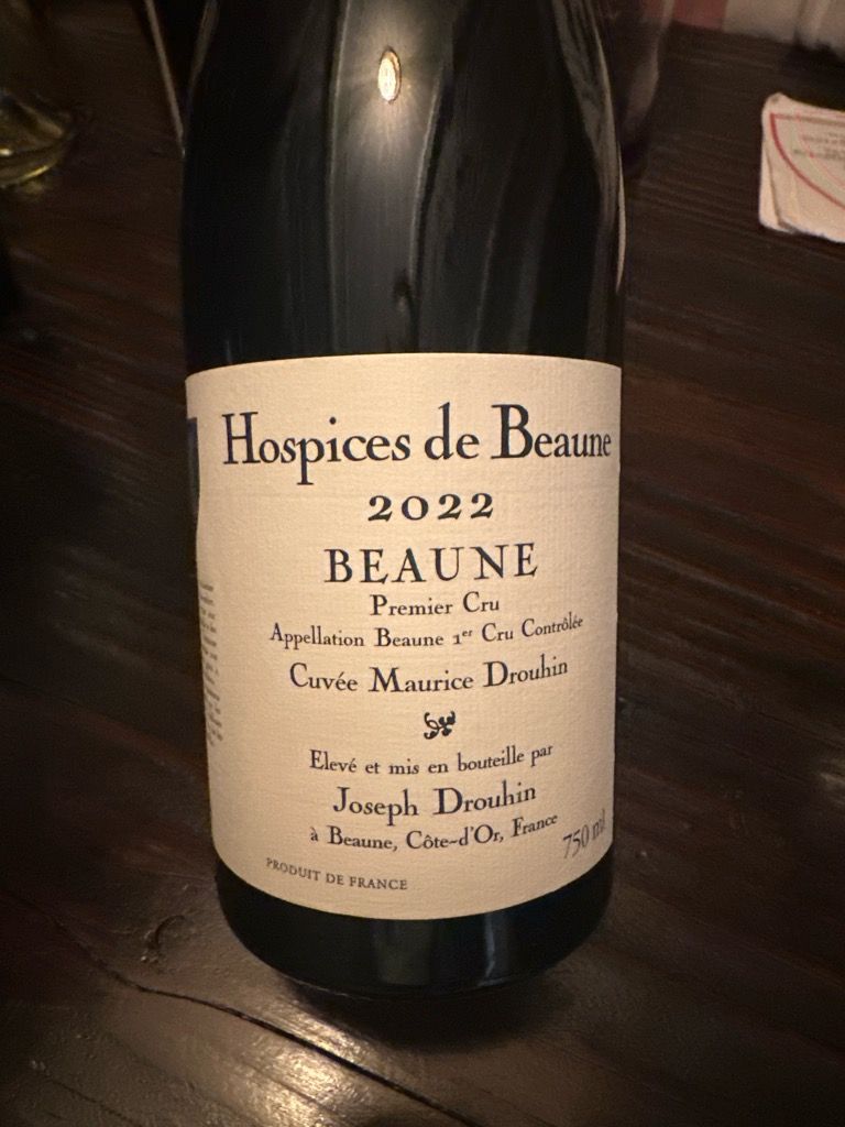 2022 Hospices de Beaune Beaune 1er Cru Cuvée Maurice Drouhin Joseph ...