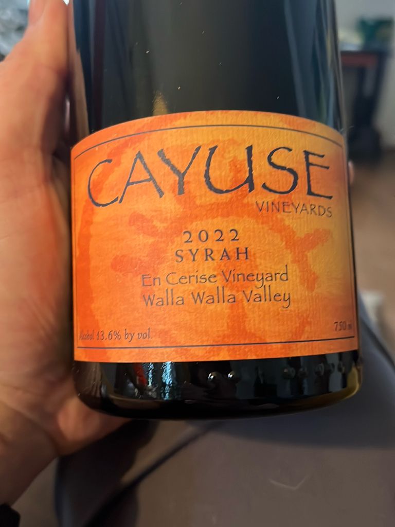2024 Cayuse Syrah En Cerise Vineyard, USA, Washington, Columbia Valley ...