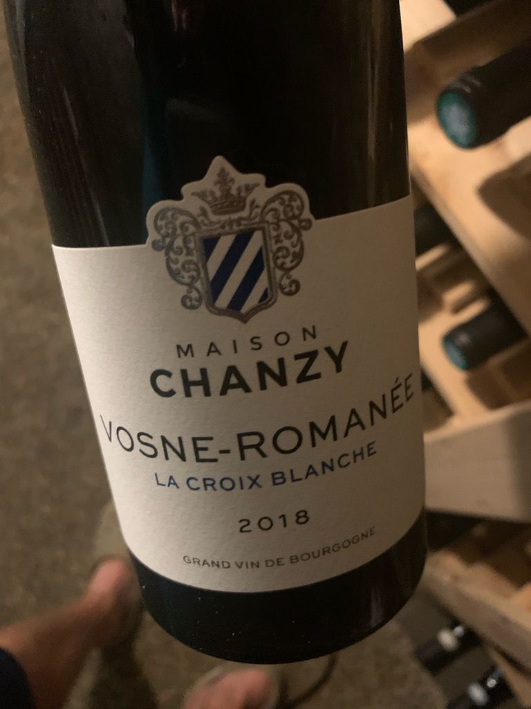 2019 Maison Chanzy Vosne-Romanée La Croix Blanche, France, Burgundy ...