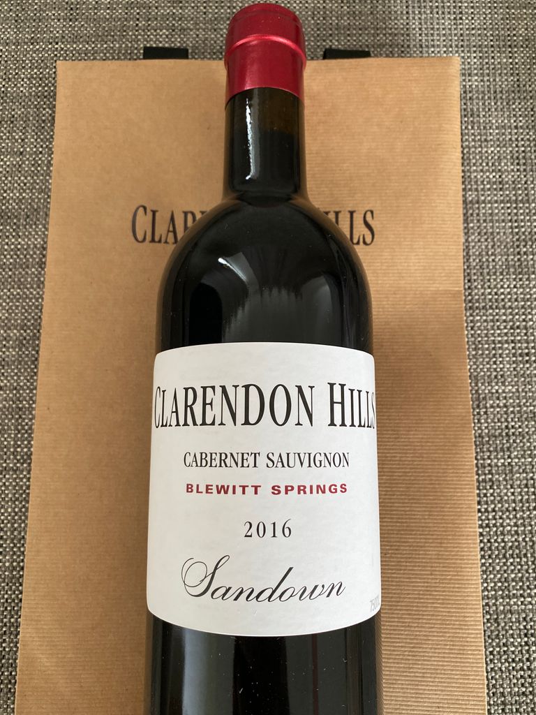 2016 Clarendon Hills Cabernet Sauvignon Blewitt Springs, Australia ...