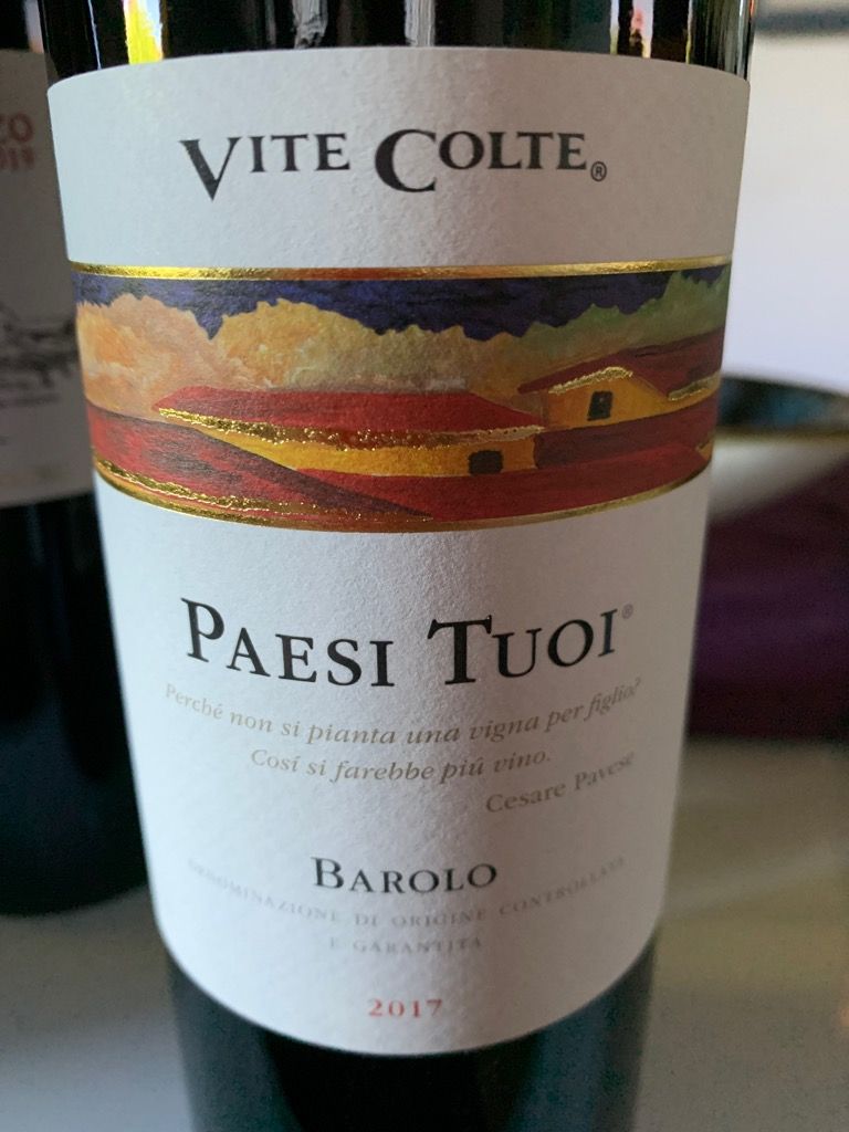 2017 Vite Colte Barolo Paesi Tuoi, Italy, Piedmont, Langhe, Barolo ...