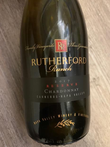 2017 Rutherford Ranch Chardonnay Reserve, USA, California, Napa Valley ...