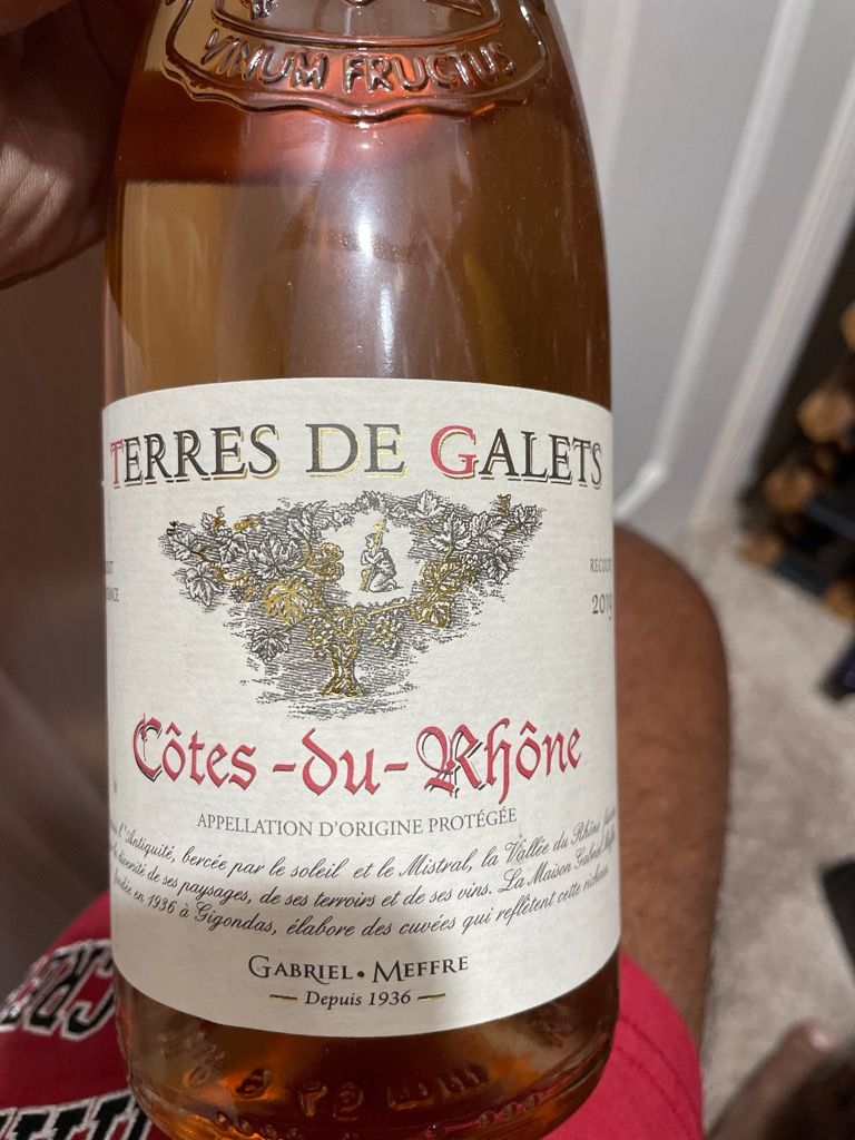2019 Gabriel Meffre Côtes du Rhône Terres de Galets, France, Rhône ...