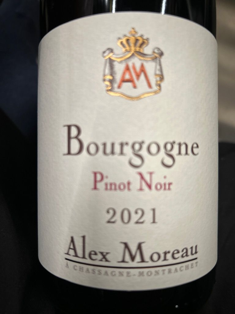 2021 Alex Moreau Bourgogne Passetoutgrains, France, Burgundy, Bourgogne ...